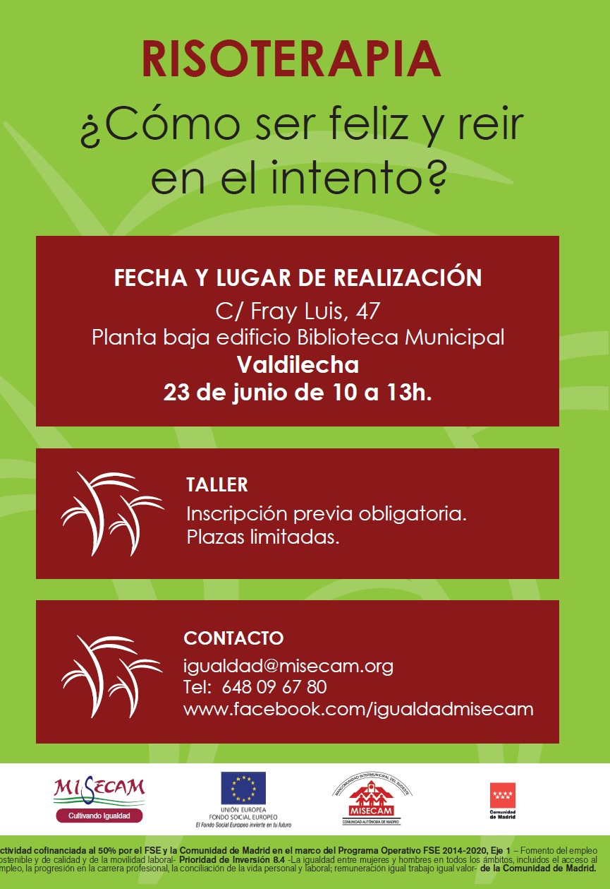 TALLER DE RISOTERAPIA